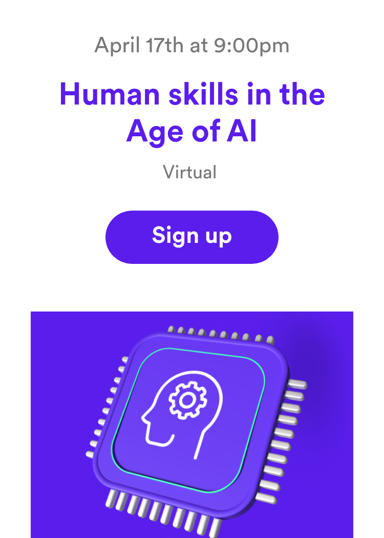 Human skills in the Age of AI