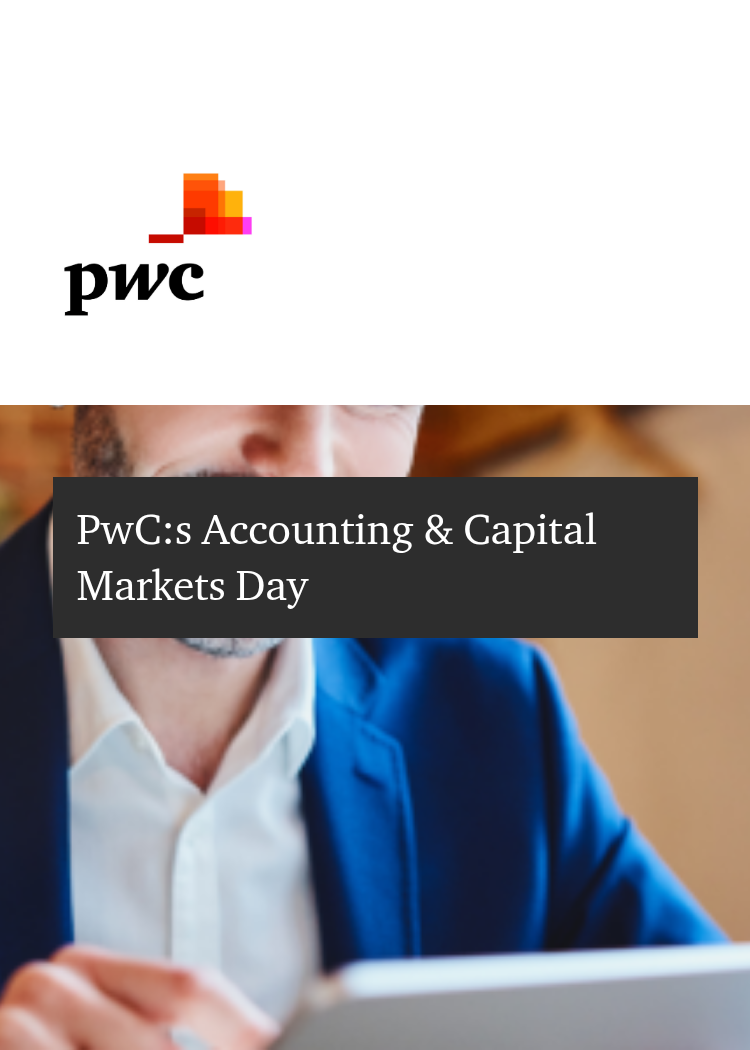 PwC:s Accounting & Capital Markets Day